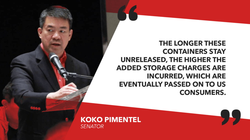 ADDRESS MANILA PORT CONGESTION, DELAYS — PIMENTEL — IKOT.PH ADDRESS MANILA PORT CONGESTION, DELAYS — PIMENTEL — IKOT.PH
