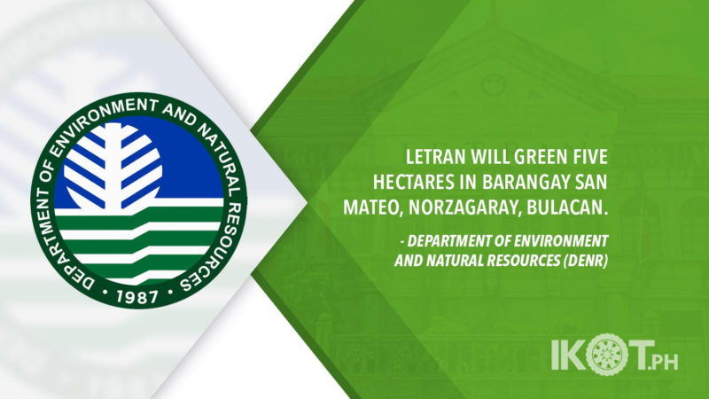 LETRAN JOINS NATIONAL GREENING PROGRAM – DENR — IKOT.PH