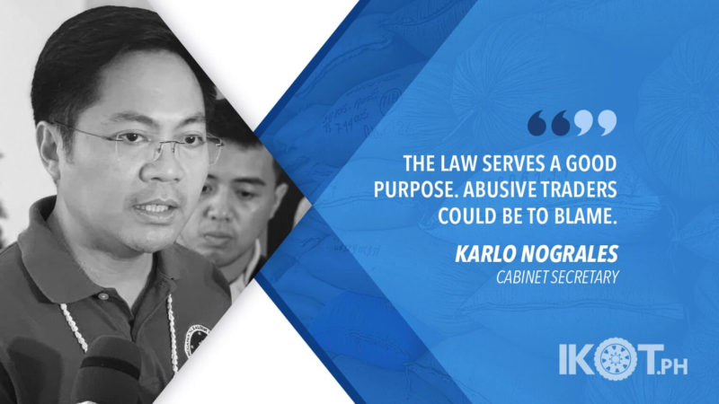 RICE HOARDERS HINDER EFFECTS OF RICE TARIFFICATION LAW - NOGRALES — IKOT.PH