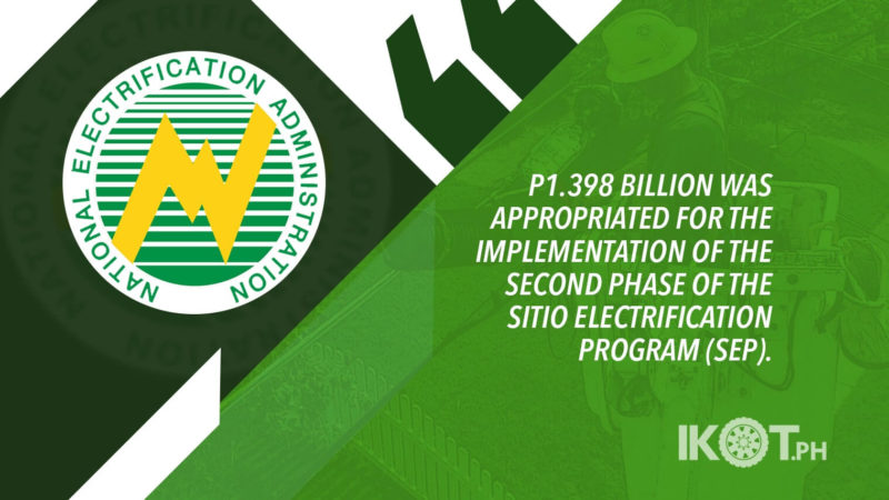 ELECTRIFICATION PROJECTS GET P700-M MORE IN 2020 -- NEA — IKOT.PH