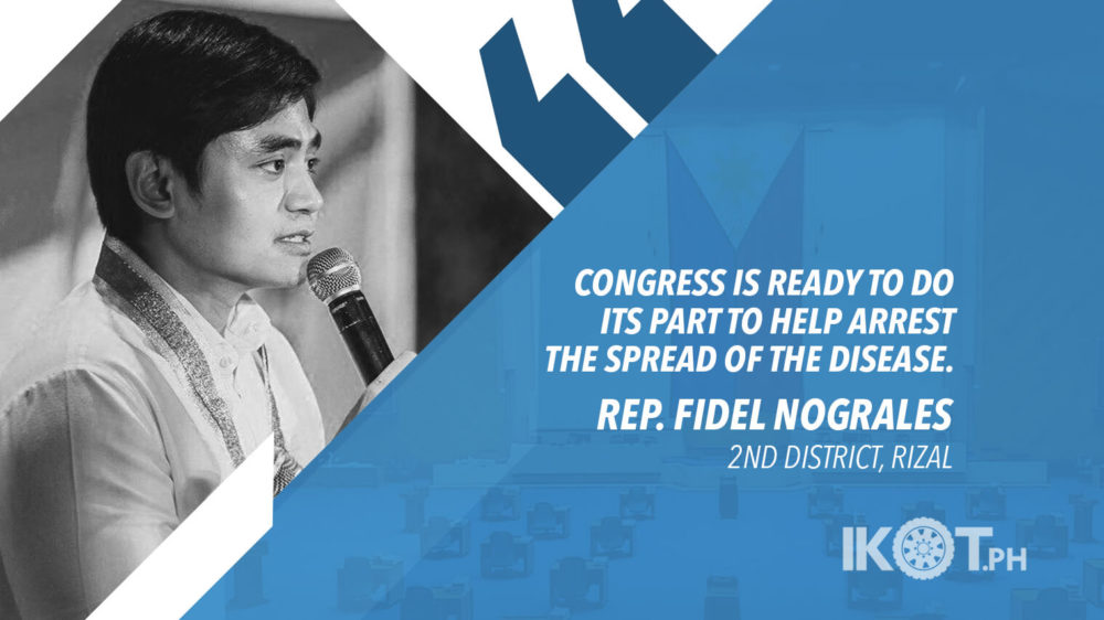 REP. NOGRALES SUPPORTS CALL FOR CONGRESS’ SPECIAL SESSION ON COVID-19 ...
