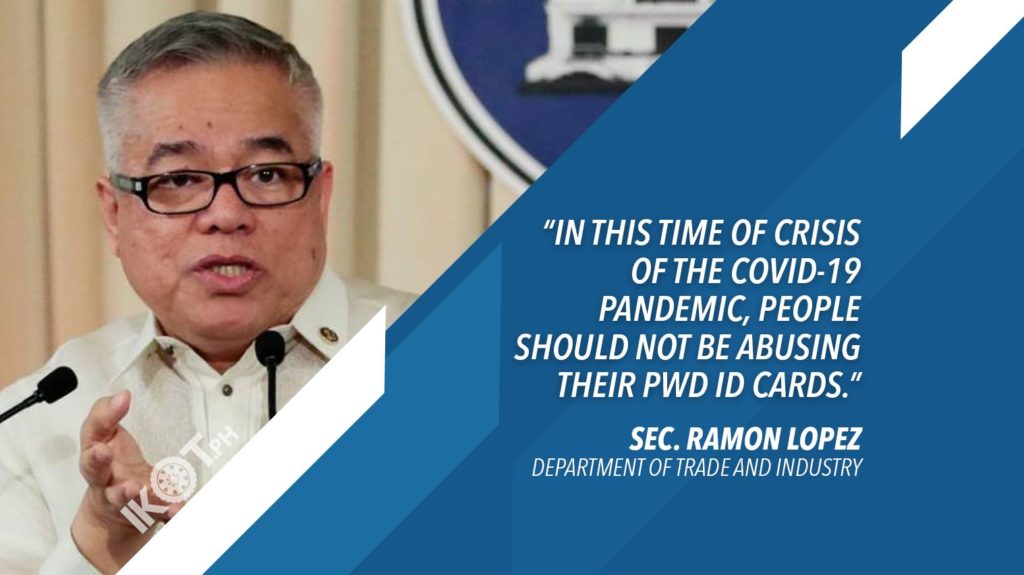 DTI STARTS PROBE ON ‘FAKE’ PWD ID CARDS — IKOT.PH