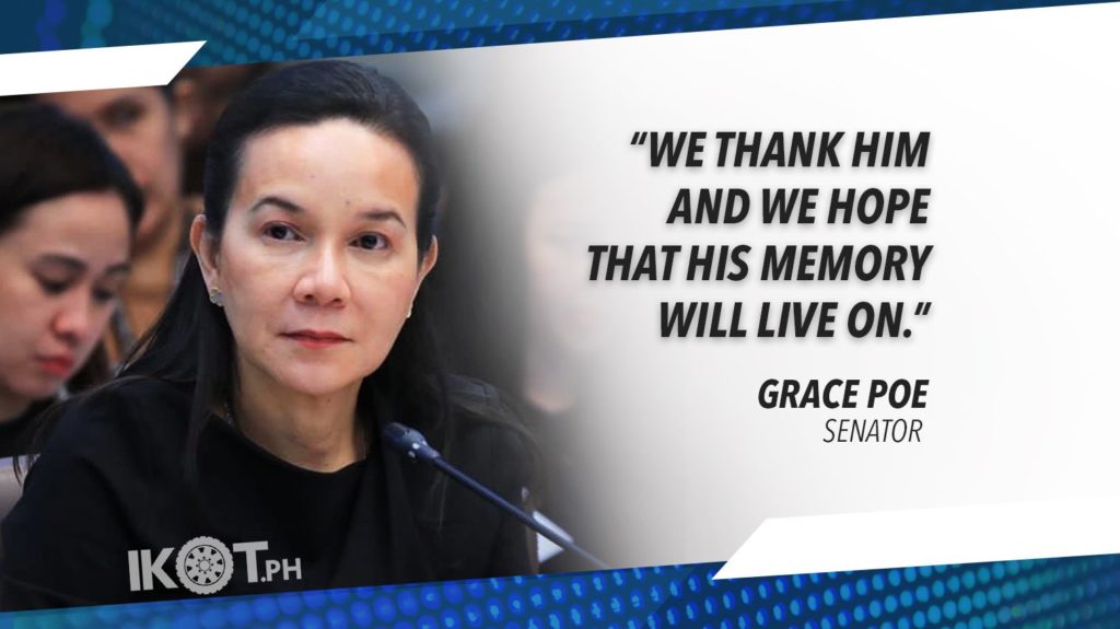 SENATE ADOPTS RESOLUTION HONORING FORMER SENATOR LIM — IKOT.PH