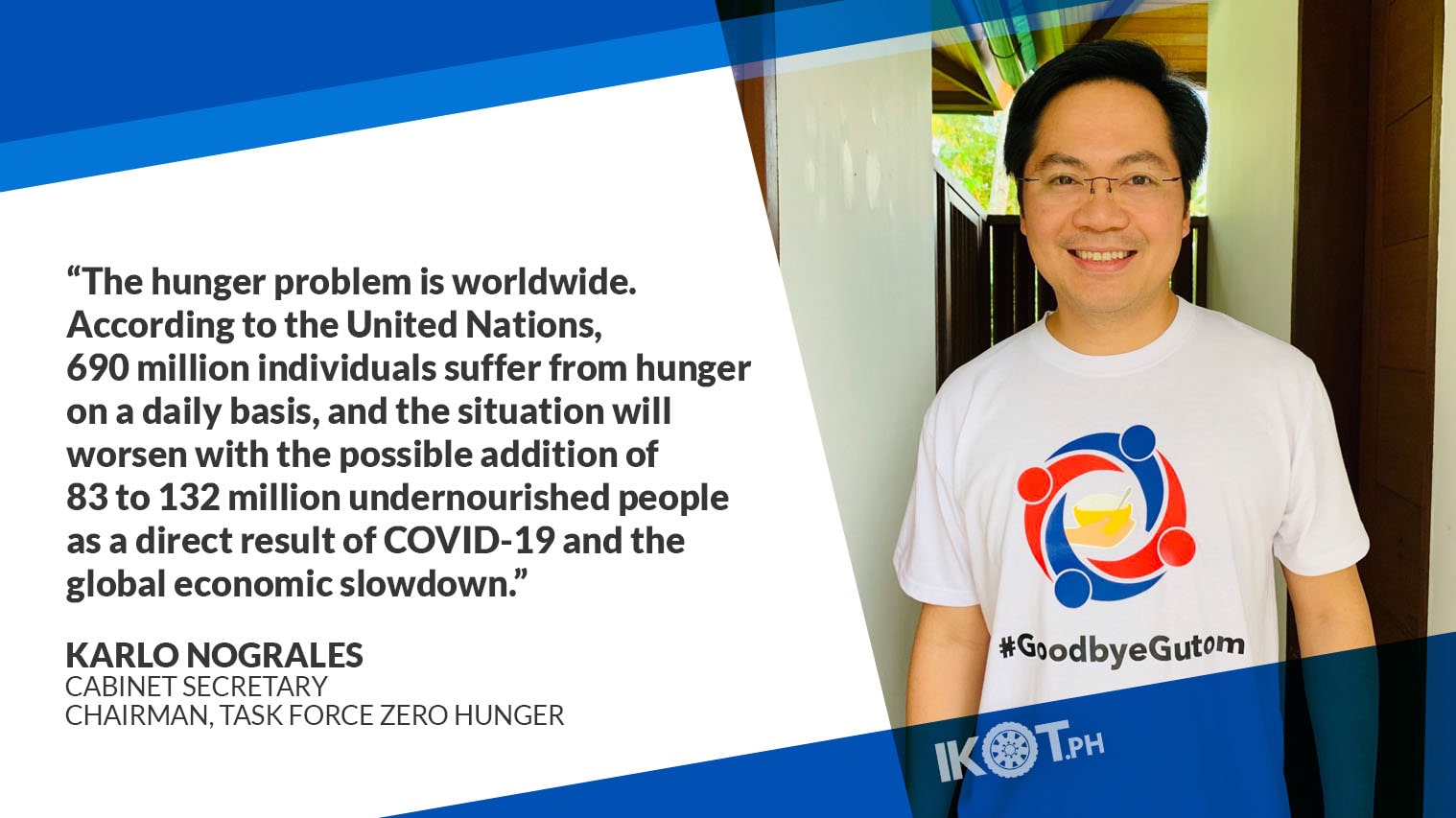PLANS VS HUNGER AMID PANDEMIC IN PLACE -- NOGRALES — IKOT.PH PLANS VS HUNGER AMID PANDEMIC IN PLACE -- NOGRALES — IKOT.PH