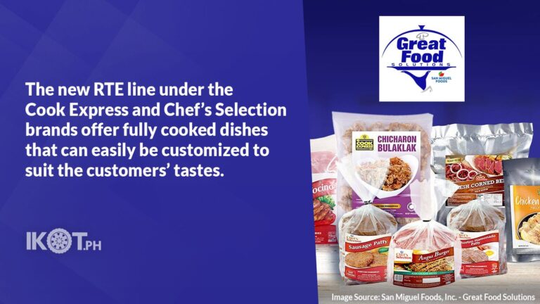GREAT FOOD SOLUTIONS’ RTE LINE HELPS FOOD ENTREPS — IKOT.PH
