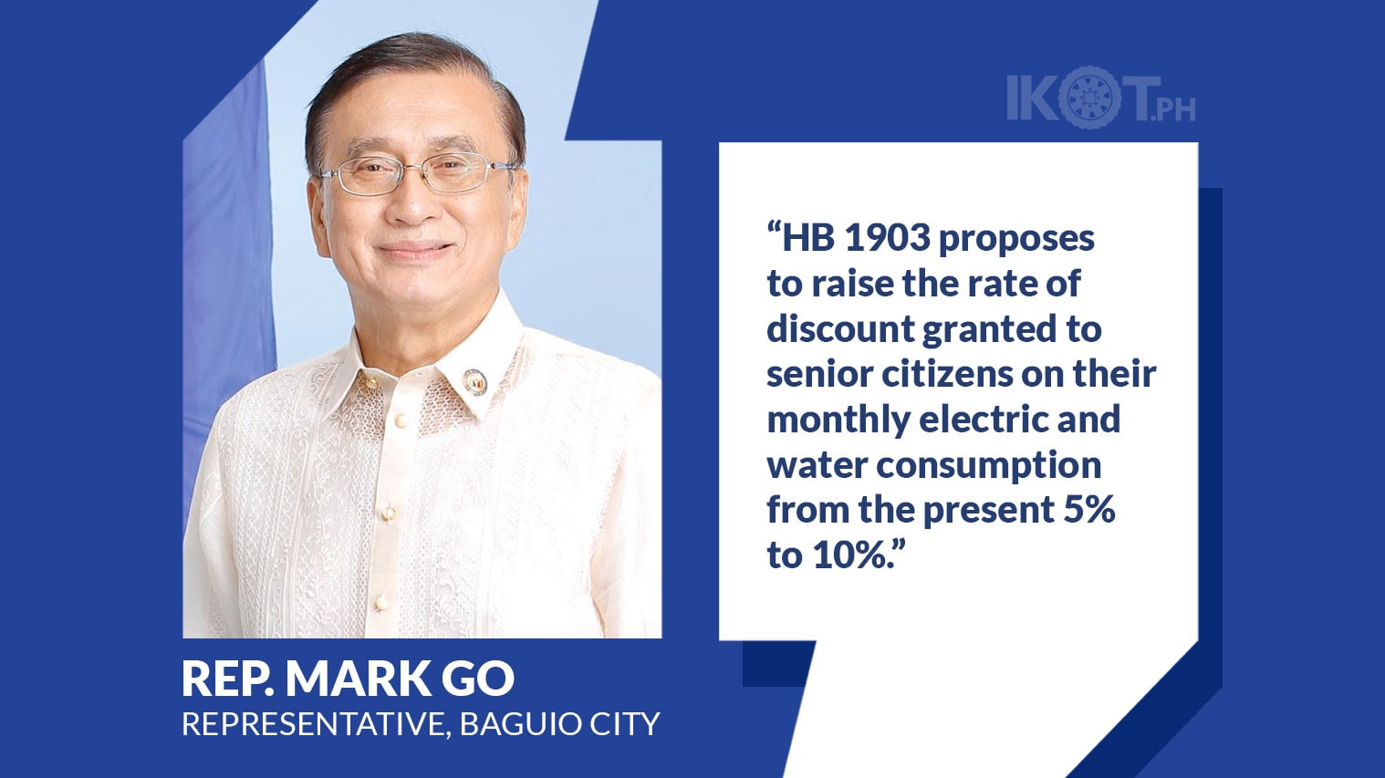 HOUSE PANEL OKS LOWER UTILITY BILLS FOR SENIORS — IKOT.PH HOUSE PANEL OKS LOWER UTILITY BILLS FOR SENIORS — IKOT.PH
