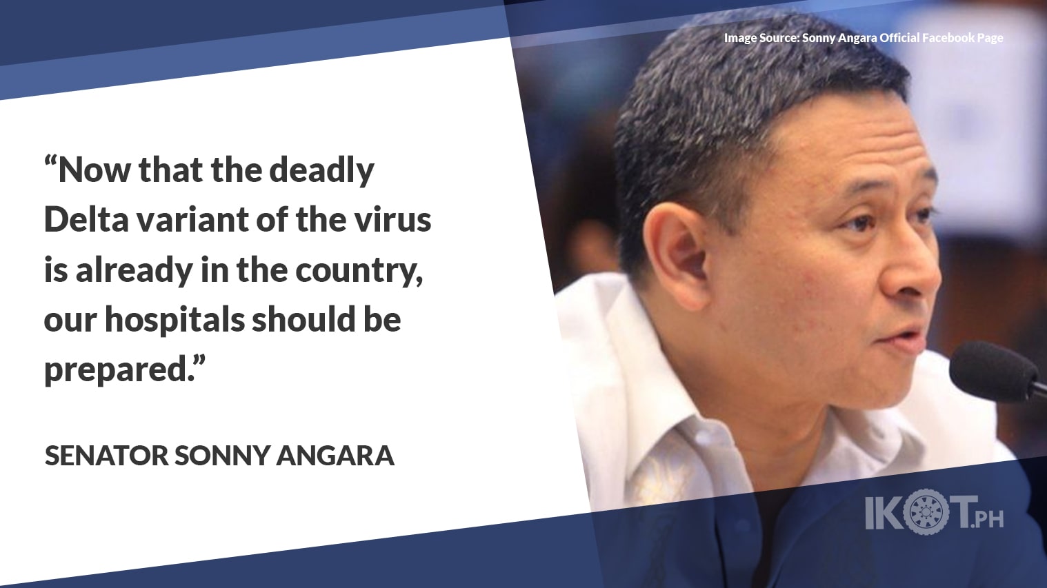 ANGARA TO PHILHEALTH: REIMBURSE HOSPITALS NOW — IKOT.PH