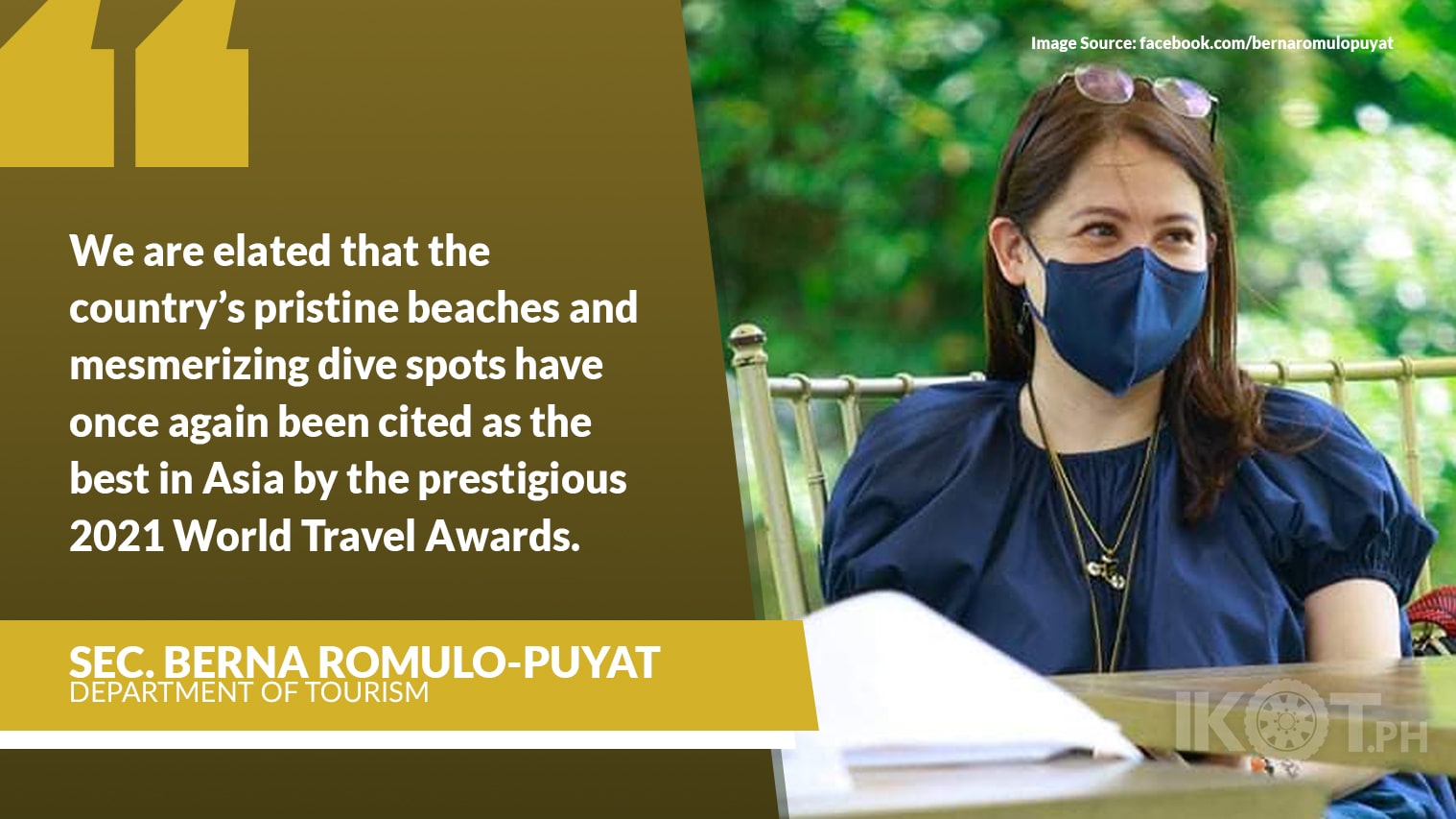 PH IS ASIA’S TOP BEACH, DIVE SITE IN WTA – DOT — IKOT.PH