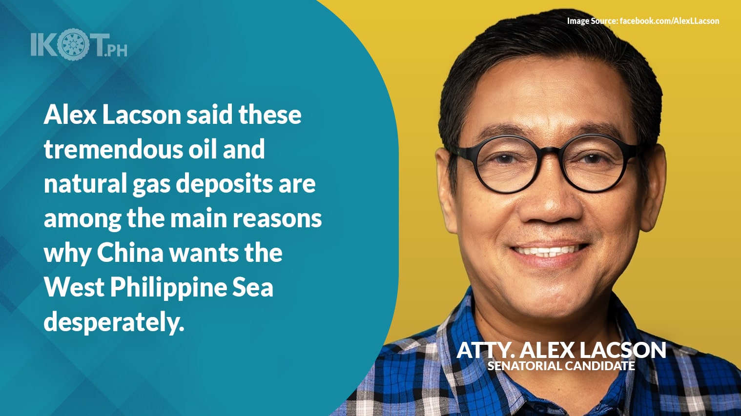 ALEX LACSON RAISES ALARM ON CHINA PRESENCE IN WPS — IKOT.PH