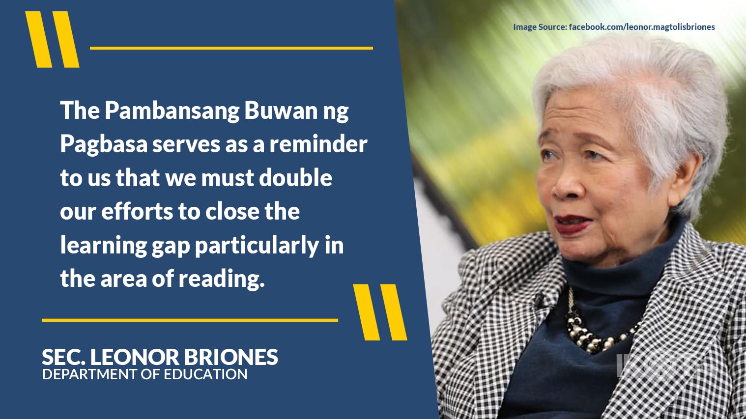 DEPED READING PROGRESS TOOL REACHES 23-M LEARNERS — IKOT.PH