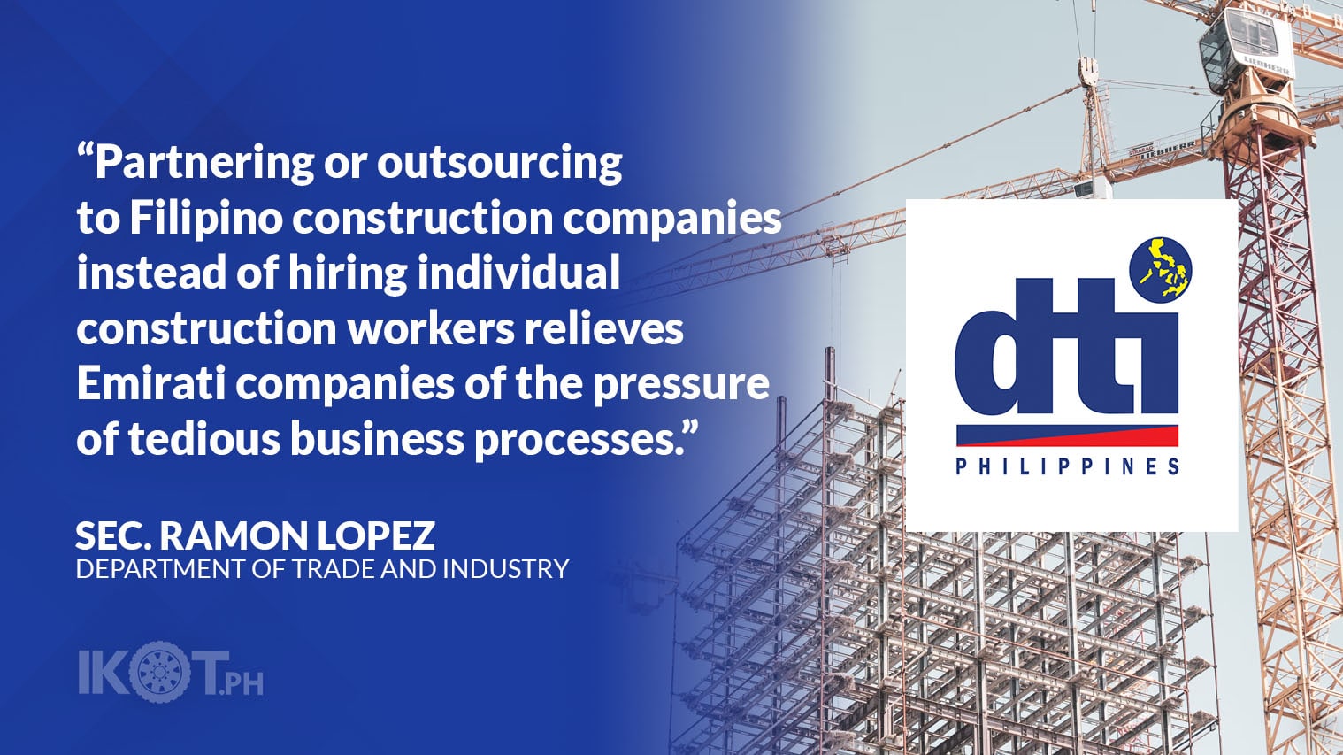 DTI: PH STRENGTHENS TIES WITH UAE FOR ENGINEERING — IKOT.PH