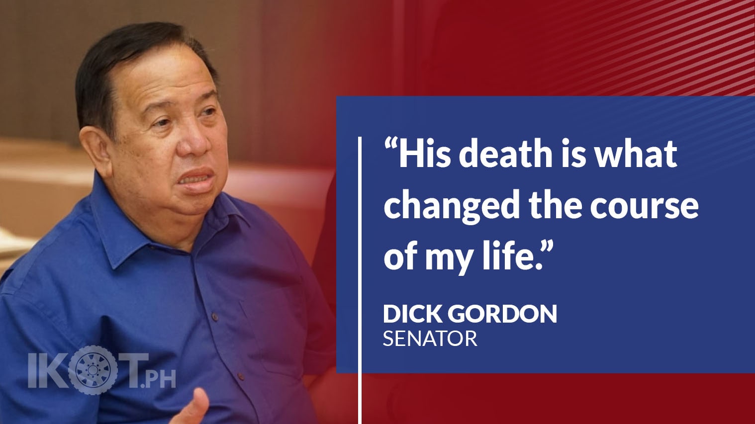 GORDON HONORS DAD ON 50TH DEATH ANNIVERSARY — IKOT.PH