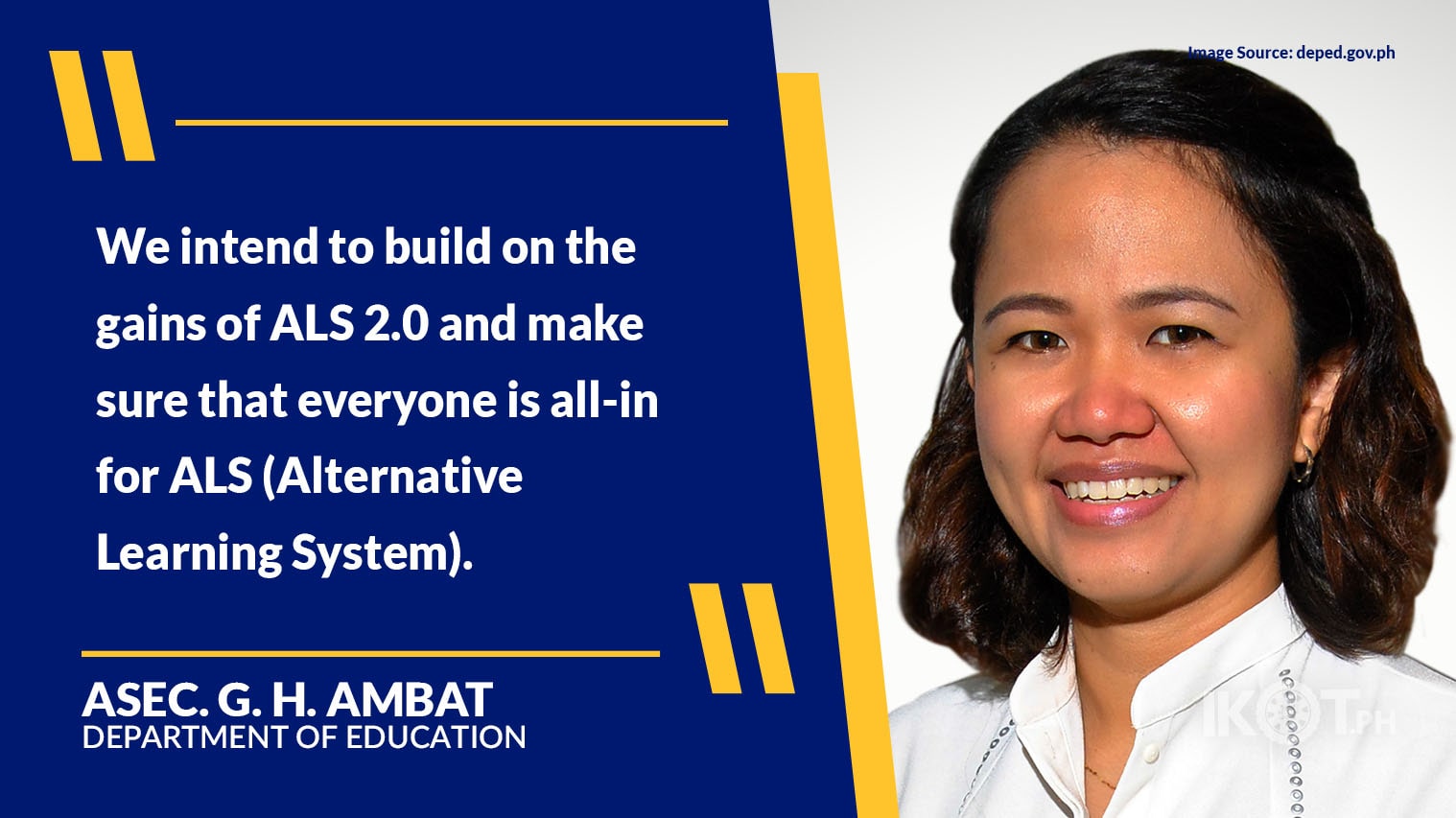 DEPED-USAID ALS ROADSHOW TO KICKOFF IN 12 SITES — IKOT.PH