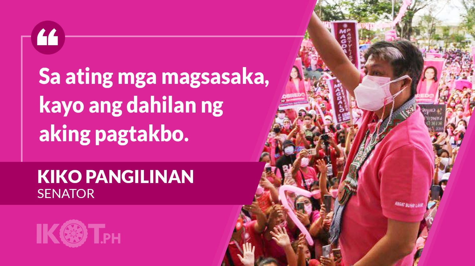 KIKO, SHARON CELEBRATE WEDDING ANNIV WITH FARMERS — IKOT.PH