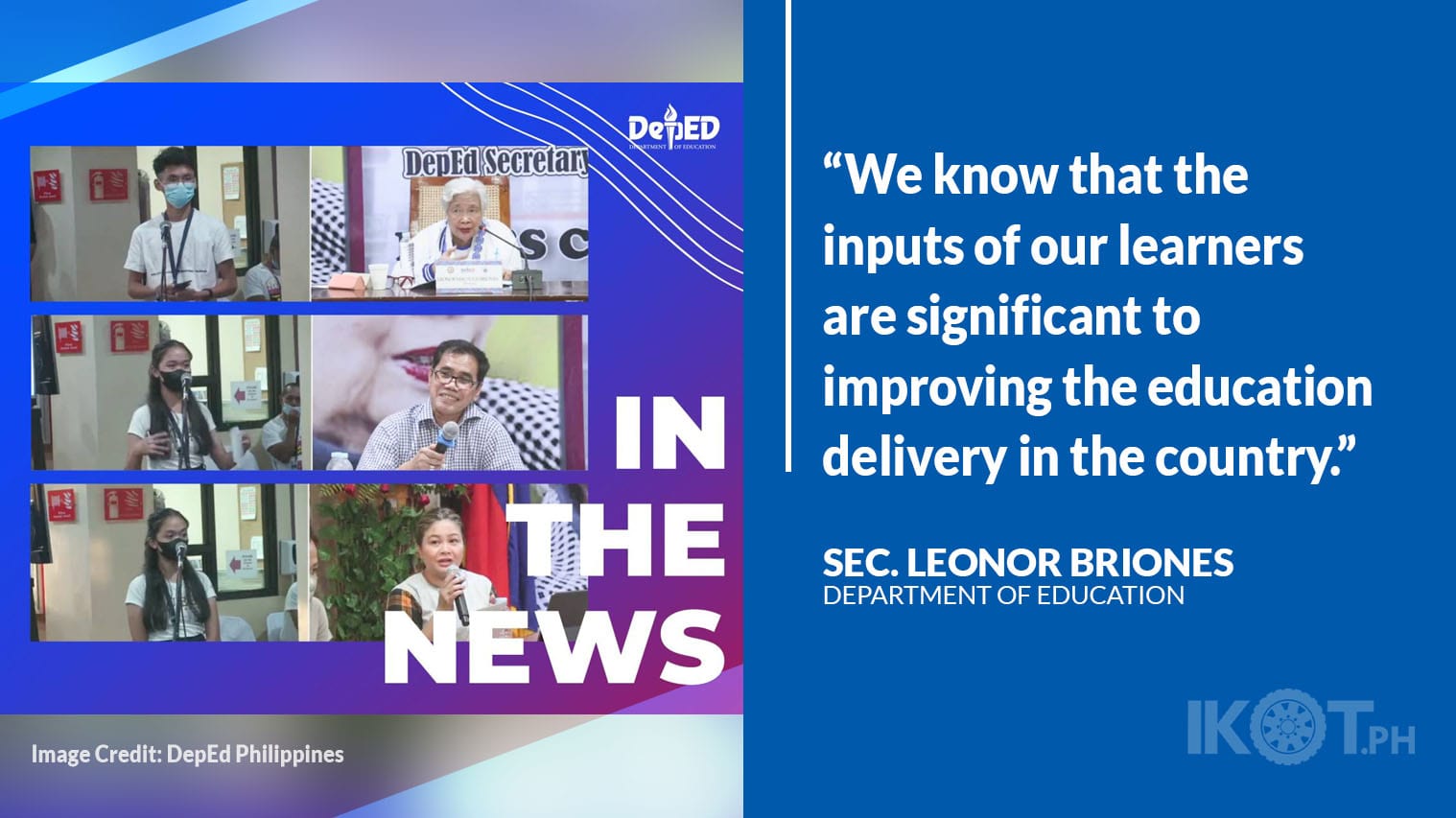 CAMPUS JOURNALISTS TACKLE BLENDED LEARNING ISSUE — IKOT.PH