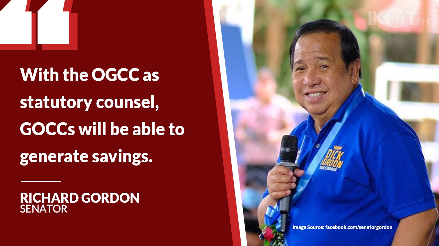 OGCC CHARTER GETS SENATE OK – GORDON — IKOT.PH
