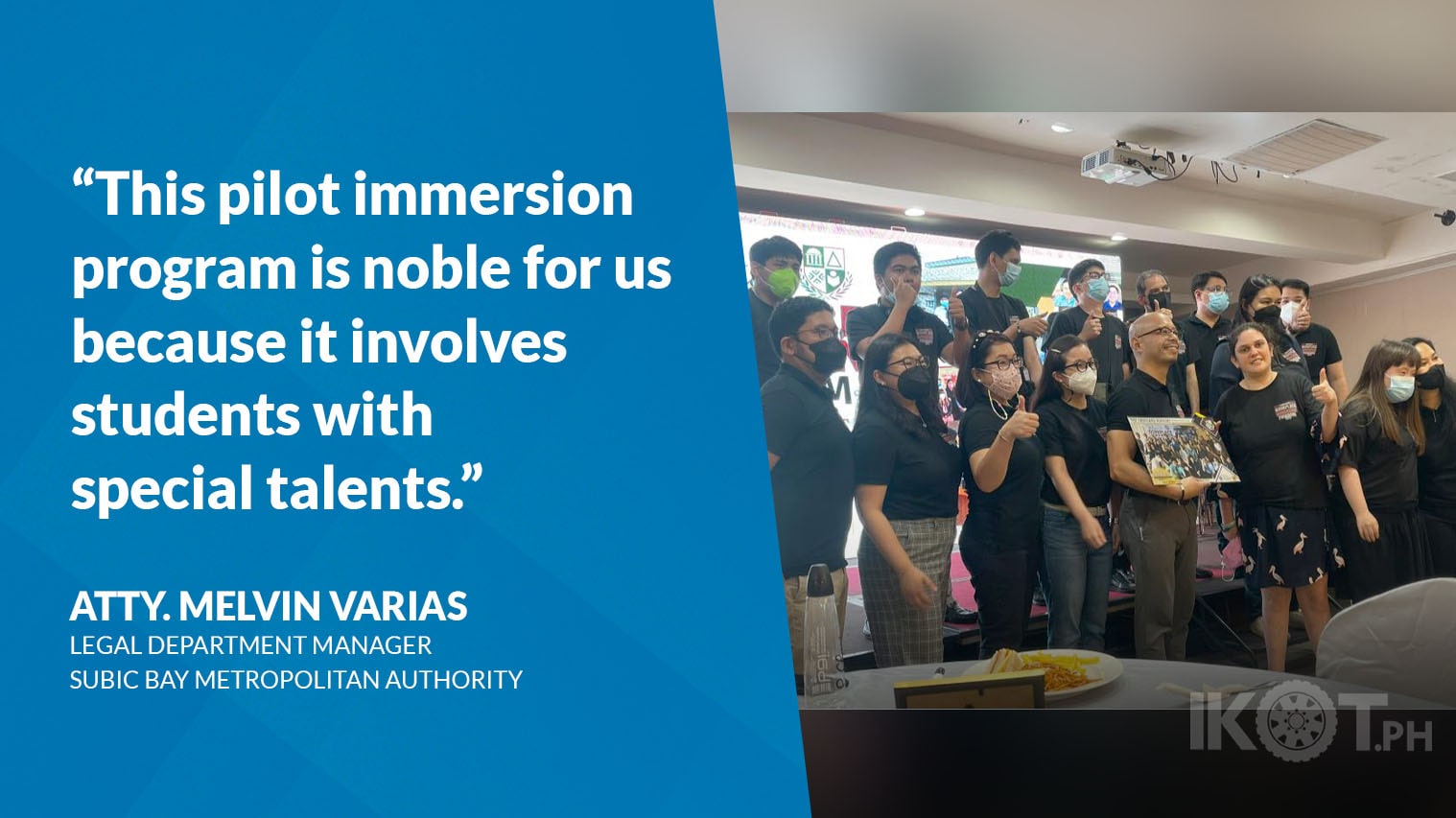 SBMA GIVES ADULTS WITH SPECIAL NEEDS WORK TRAINING — IKOT.PH