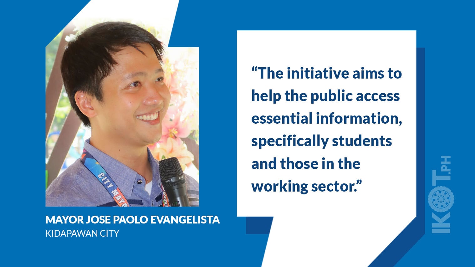 KIDAPAWAN CITY PLAZA GIVES FREE INTERNET ACCESS — IKOT.PH