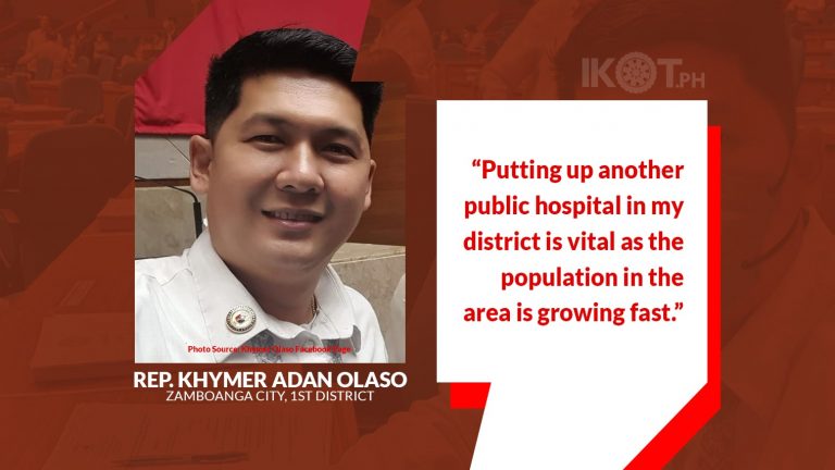 Zamboanga City First District Representative Khymer Adan Olaso Archives — IKOT.PH