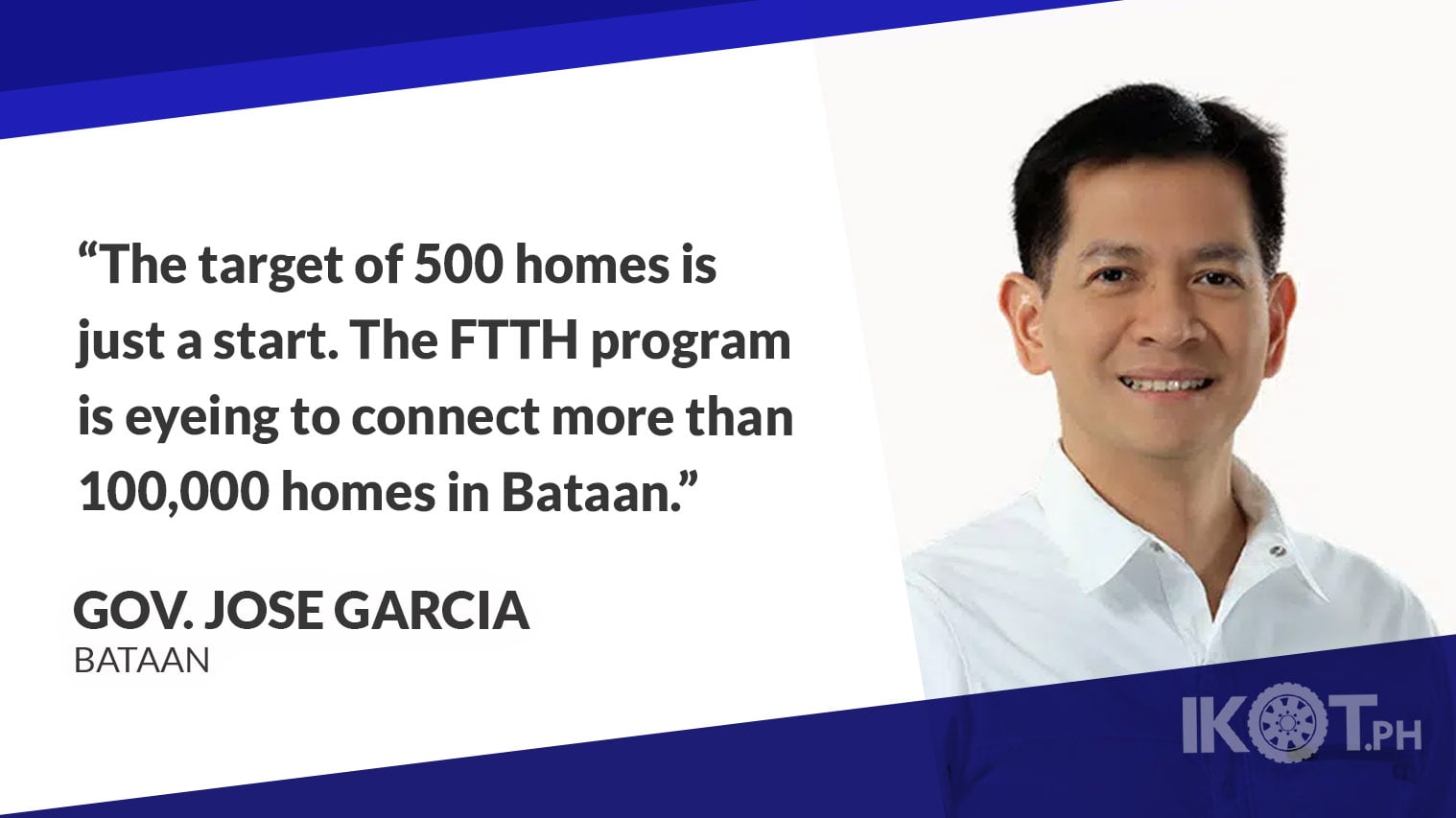 BATAAN, CONVERGE LAUNCH FIBER TO HOME PROGRAM — IKOT.PH
