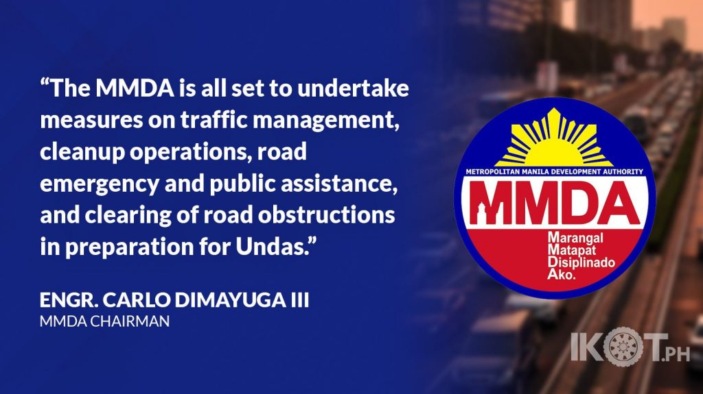 MMDA TO DEPLOY 1,500 PERSONNEL FOR UNDAS 2022 — IKOT.PH