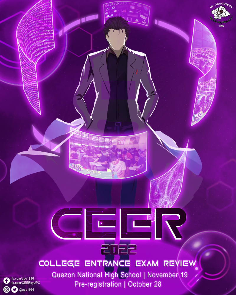 CEER IS BACK: COLLEGE ENTRANCE EXAM REVIEW RETURNS IN QUEZON — IKOT.PH