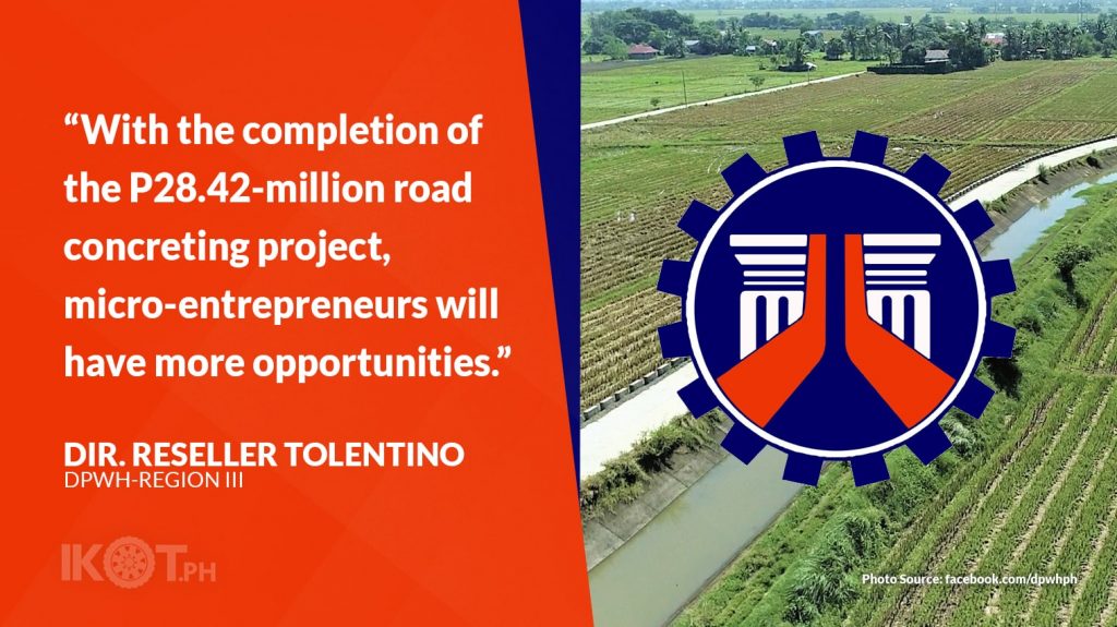 DPWH FINISHES NEW ROAD IN TALAVERA, NUEVA ECIJA — IKOT.PH