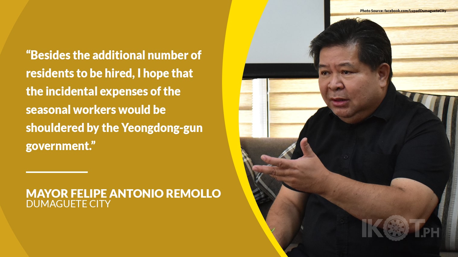 KOREAN CITY TO HIRE WORKERS FROM DUMAGUETE — IKOT.PH