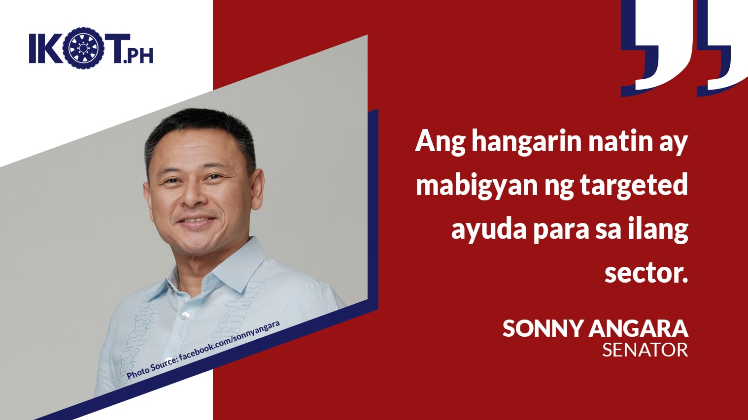 ‘AYUDA’ TO CONTINUE IN 2023 NAT’L BUDGET – ANGARA — IKOT.PH