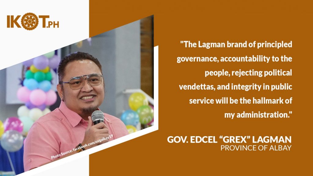 GREX LAGMAN IS NEW ALBAY GOVERNOR — IKOT.PH