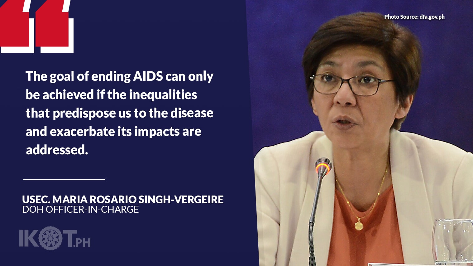 Doh Launches 7th Aids Medium Term Plan — Ikot Ph