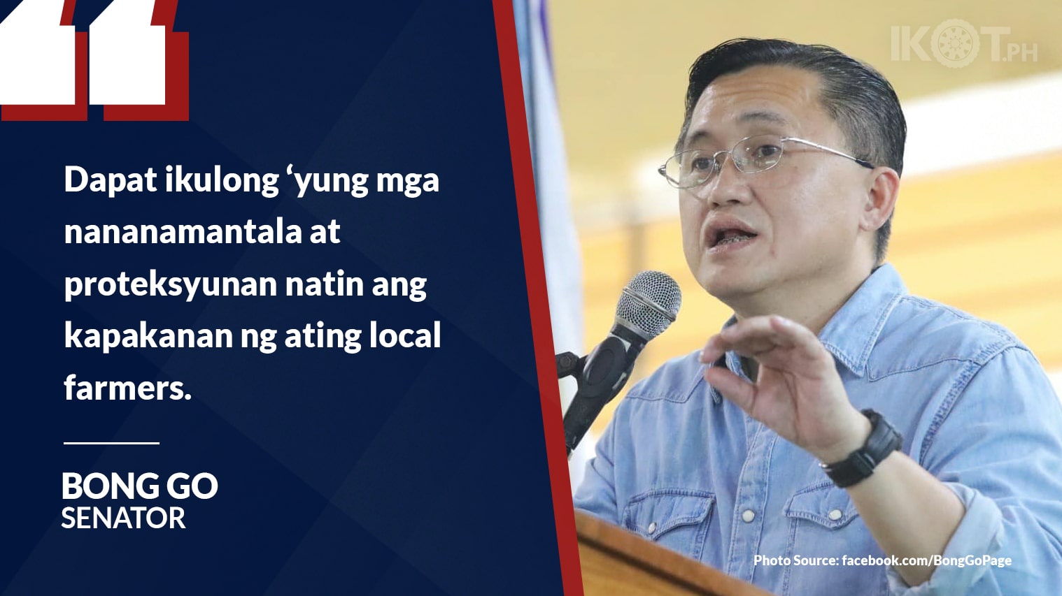 PROTECT FARMERS VS AGRI SMUGGLING – BONG GO — IKOT.PH PROTECT FARMERS VS AGRI SMUGGLING – BONG GO — IKOT.PH