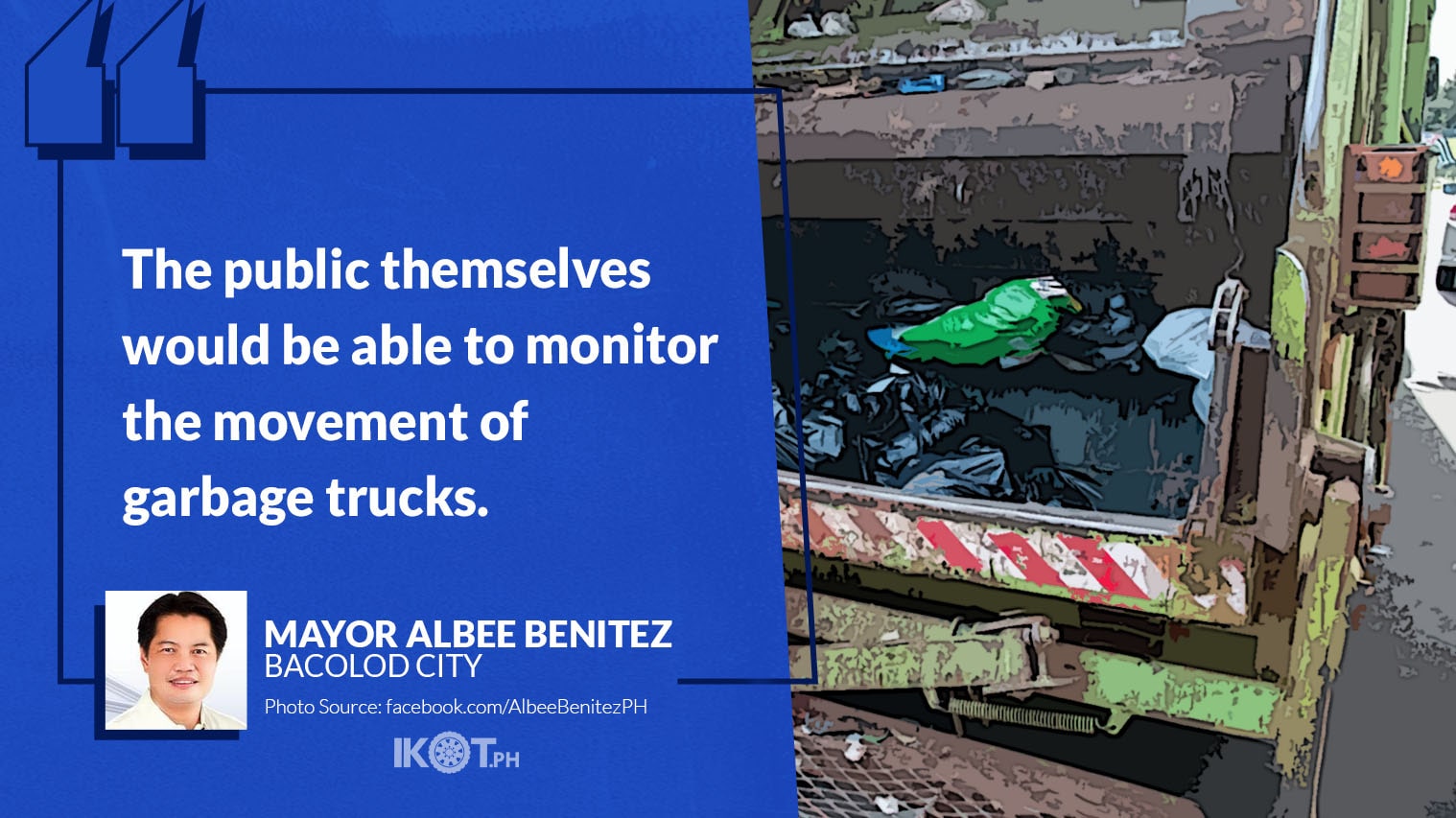 BACOLOD CITY ADOPTS GPS TO TRACK GARBAGE TRUCKS — IKOT.PH