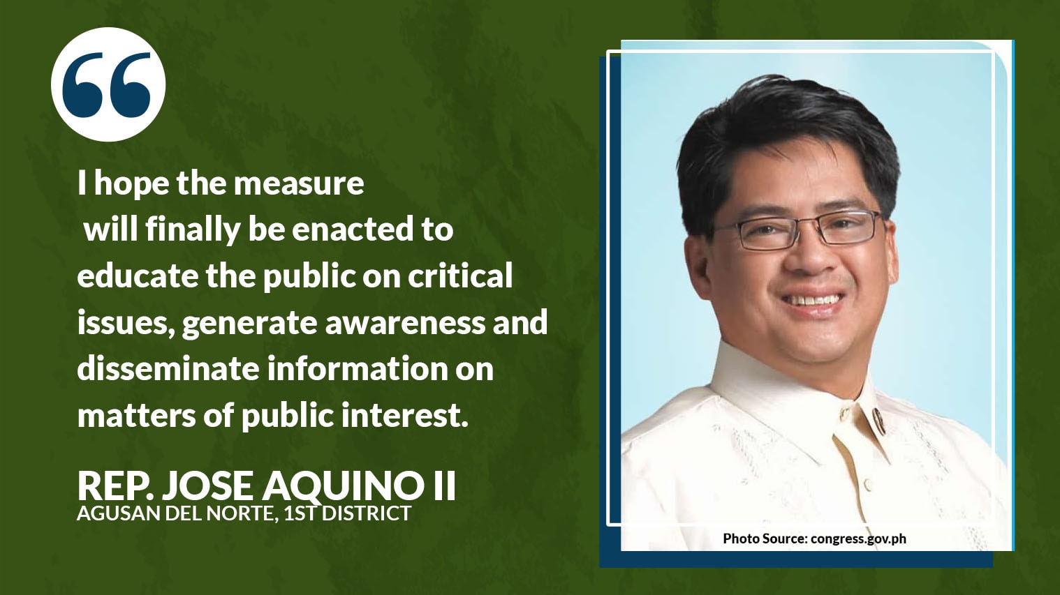 HOUSE PANEL OKS PUBLIC SERVICE ANNOUNCEMENT BILL — IKOT.PH