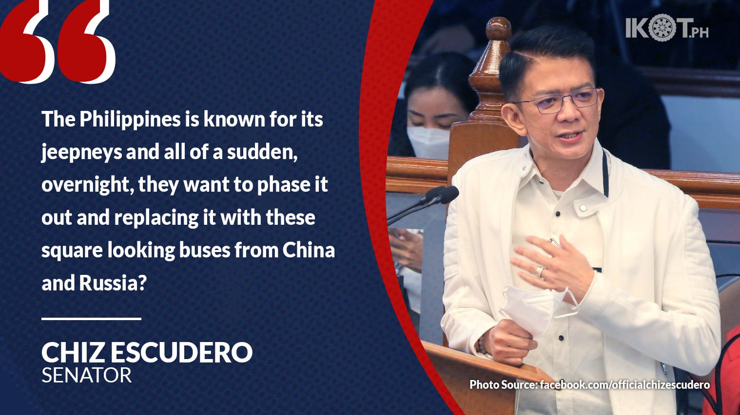 ESCUDERO TO GOV’T: REVIEW JEEPNEY PHASEOUT PLAN — IKOT.PH