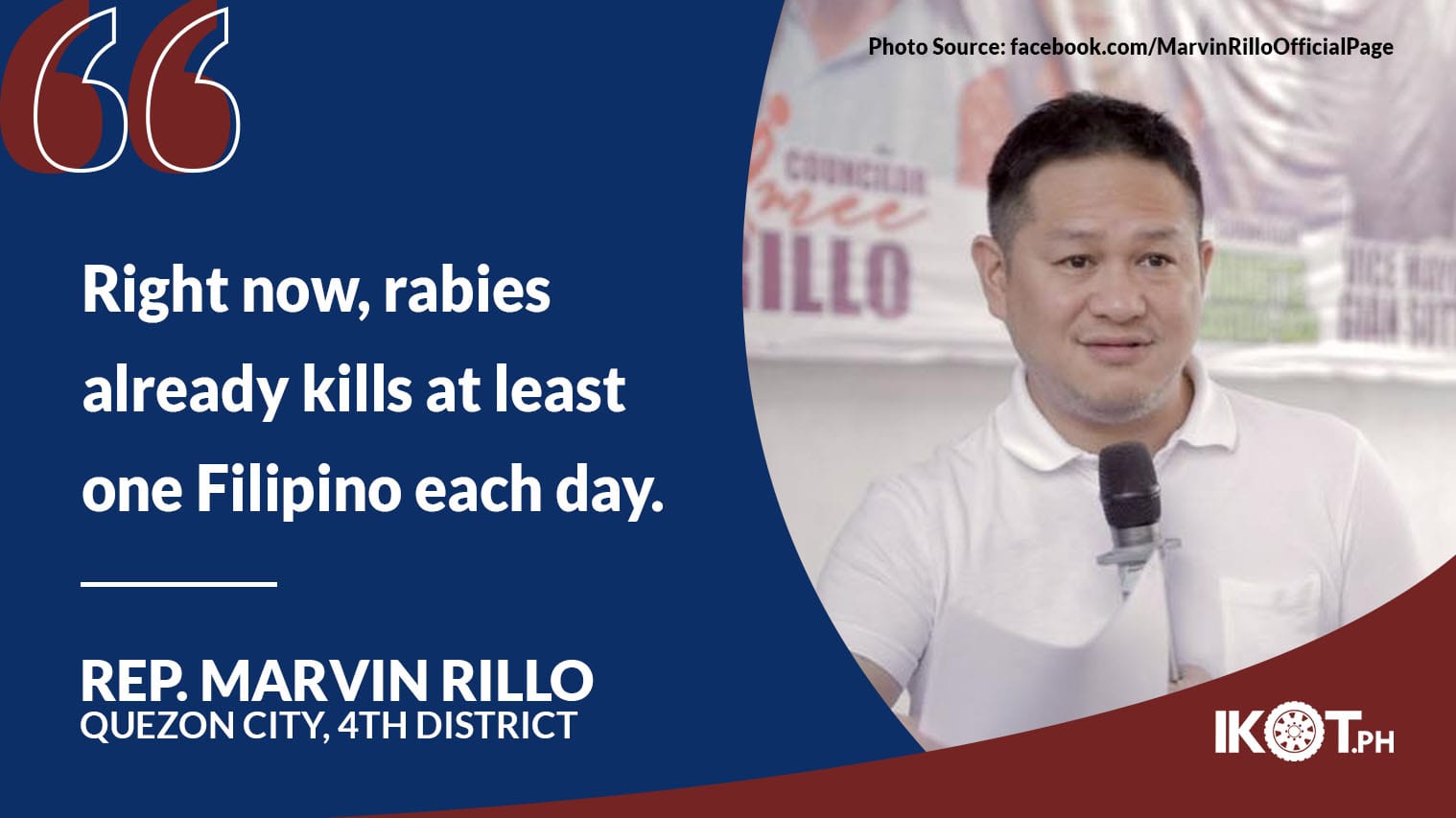 RILLO RAISES ALARM ON ANIMAL BITES, RABIES DEATHS — IKOT.PH