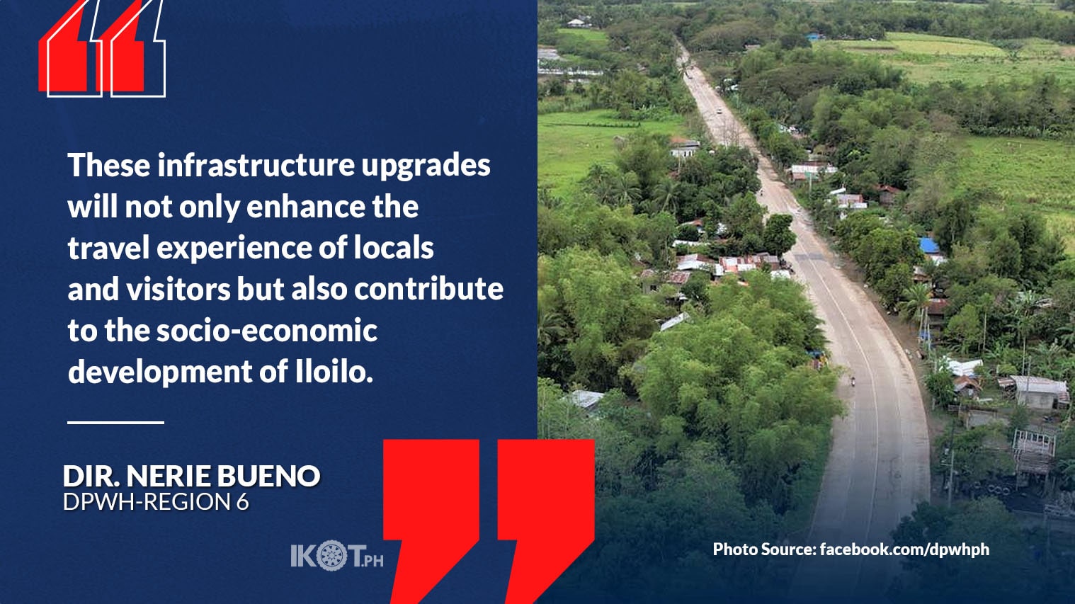 DPWH FINISHES ROADS, BRIDGE IN ILOILO TOWNS — IKOT.PH