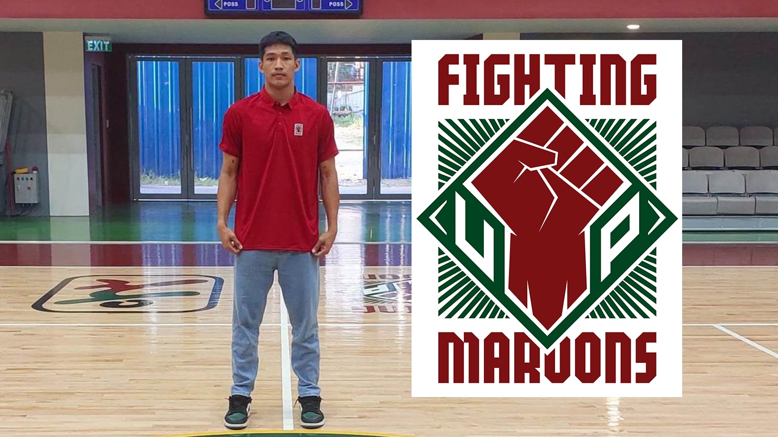 Up Fighting Maroons Logo