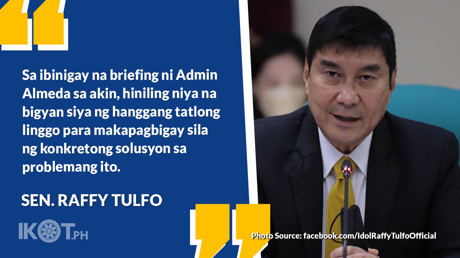 TULFO TO NEA: FIX OCCIDENTAL MINDORO POWER CRISIS — IKOT.PH TULFO TO NEA: FIX OCCIDENTAL MINDORO POWER CRISIS — IKOT.PH