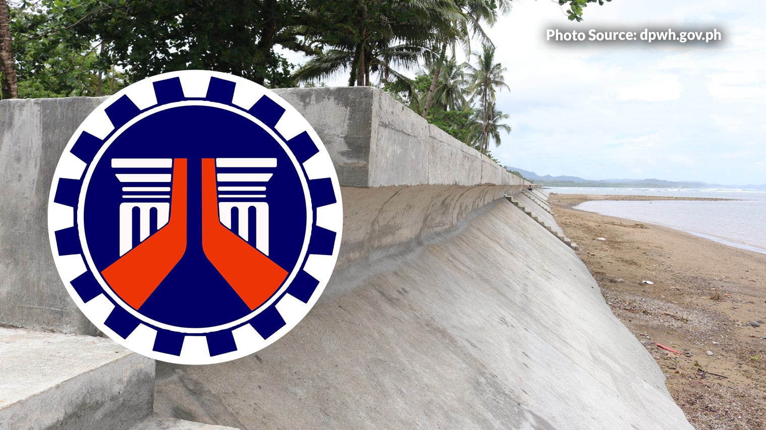 DPWH FINISHES SURIGAO DEL SUR SEAWALL PROJECT — IKOT.PH