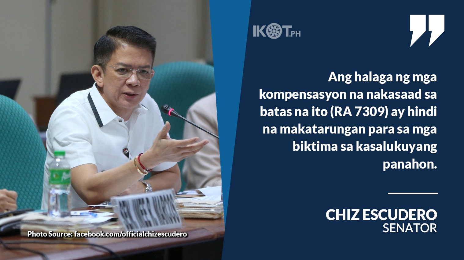 HIGHER COMPENSATION FOR CRIME VICTIMS PUSHED — IKOT.PH
