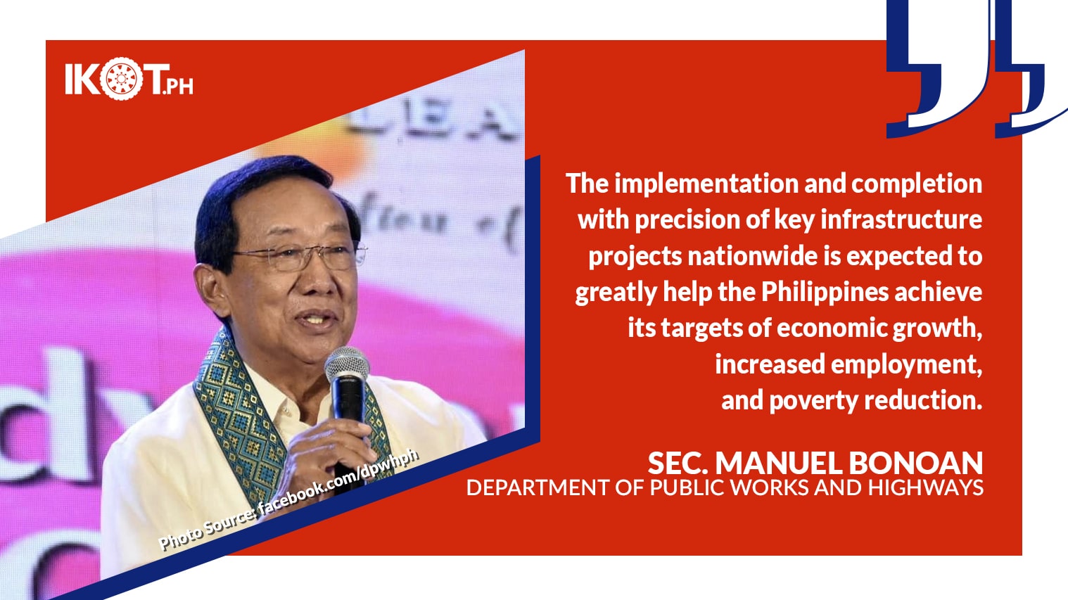 DPWH FRONTLINERS URGED: WORK FOR BETTER INFRA — IKOT.PH