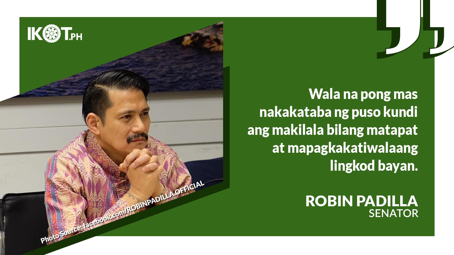 PADILLA, WIFE RECEIVE GAWAD AGILA AWARDS — IKOT.PH