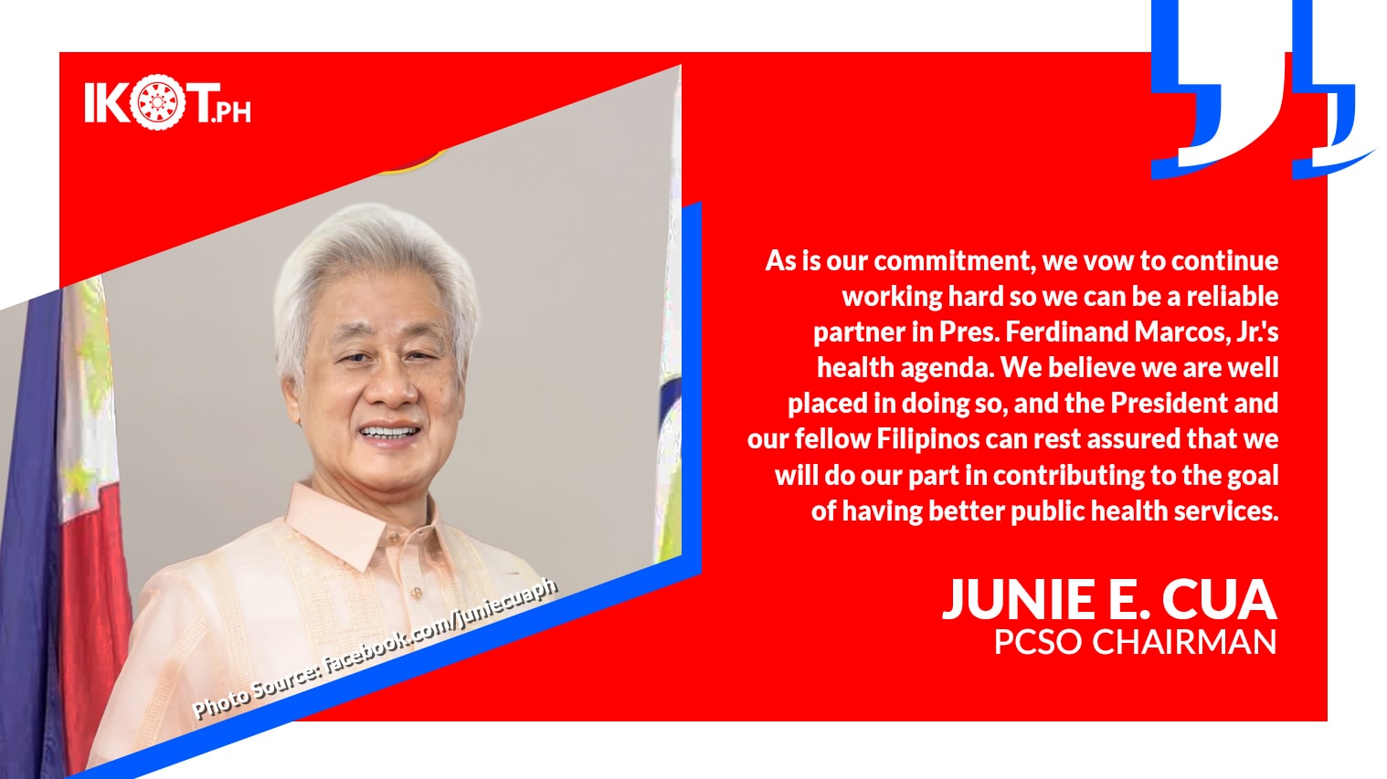PCSO COMMITS TO SUPPORT GOV’T’S NEW HEALTH AGENDA — IKOT.PH