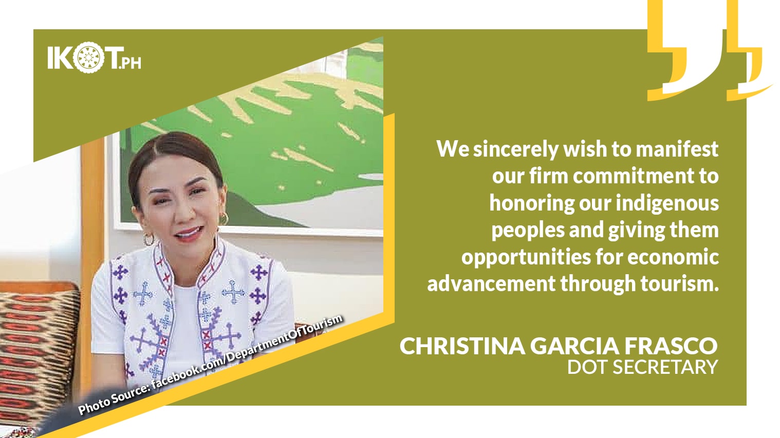DOT, NCIP INK PACT FOR KATUTUBO-KAPWA PROJECT — IKOT.PH