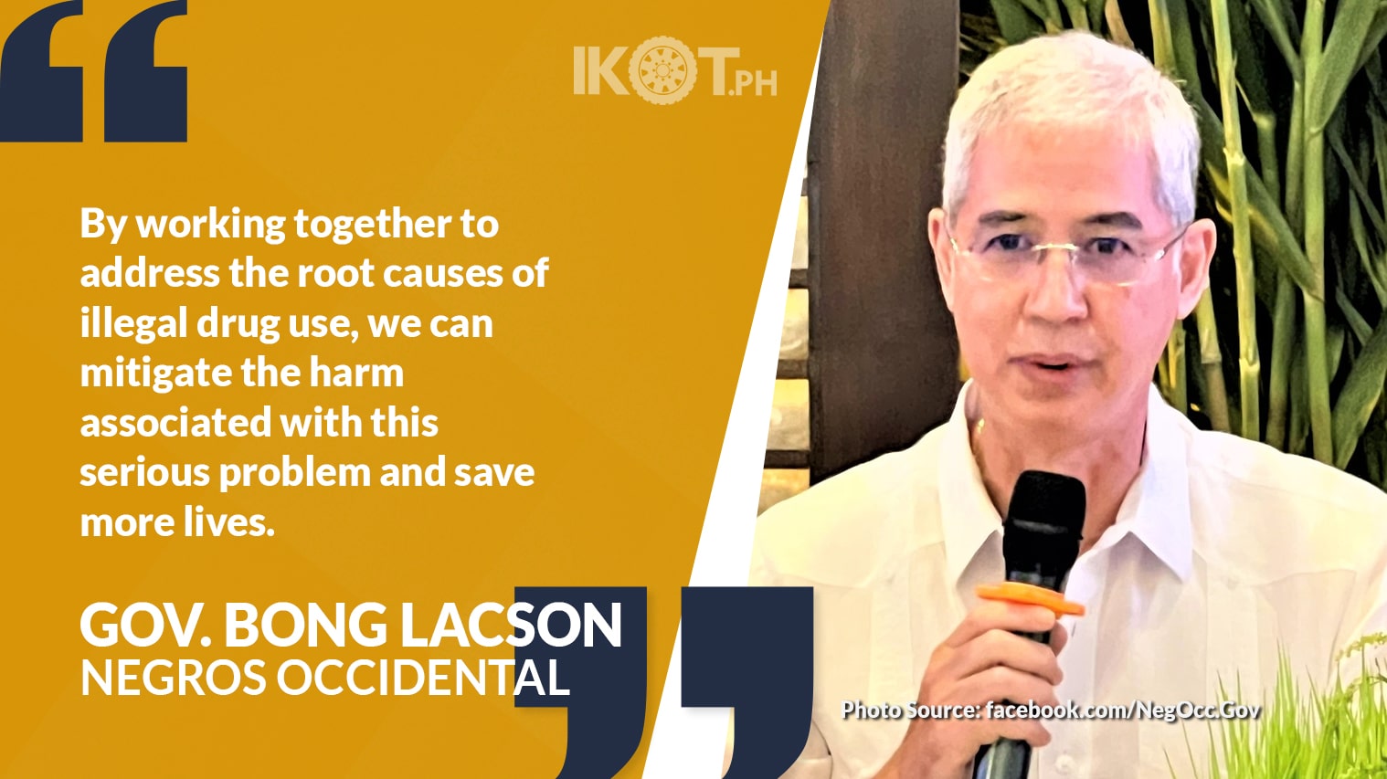 NEGROS OCCIDENTAL GOV’T, PDEA INK PACT VS DRUGS — IKOT.PH