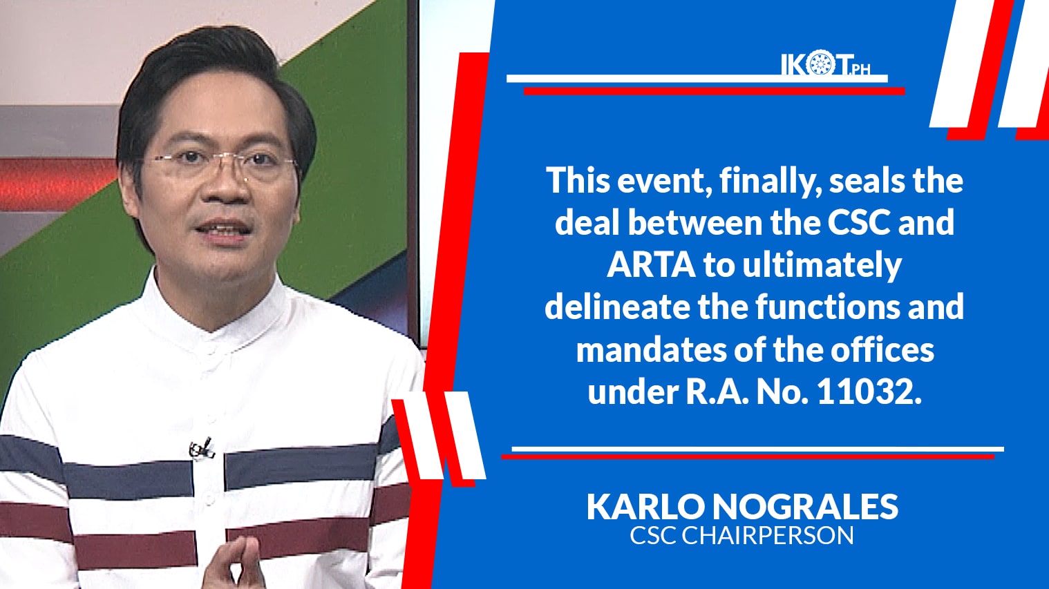 CSC, ARTA INK PACT TO BOOST ANTI-RED TAPE REFORMS — IKOT.PH
