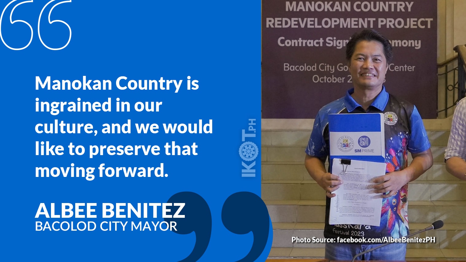 BACOLOD CITY, SM TO MODERNIZE MANOKAN COUNTRY — IKOT.PH