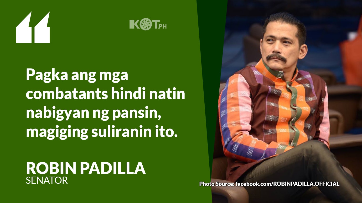 PADILLA BACKS LIVELIHOOD BUDGET FOR 14K EX-MILF — IKOT.PH