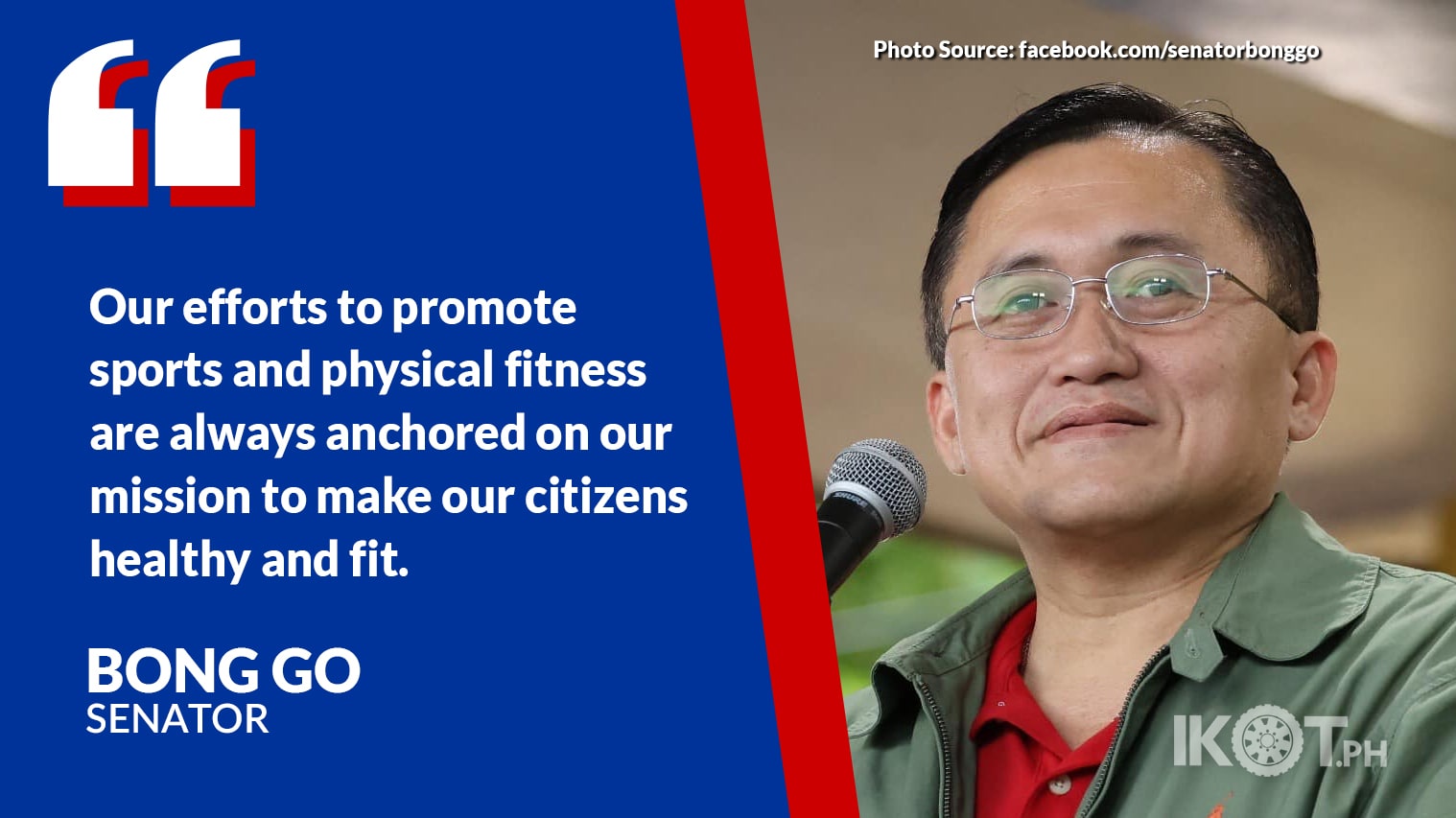 BONG GO PUSHES FOR PHILIPPINE NATIONAL GAMES — IKOT.PH